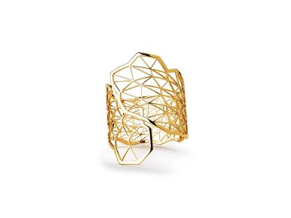 Niessing Topia Vision Embrace Ring 750/- Classic Yellow