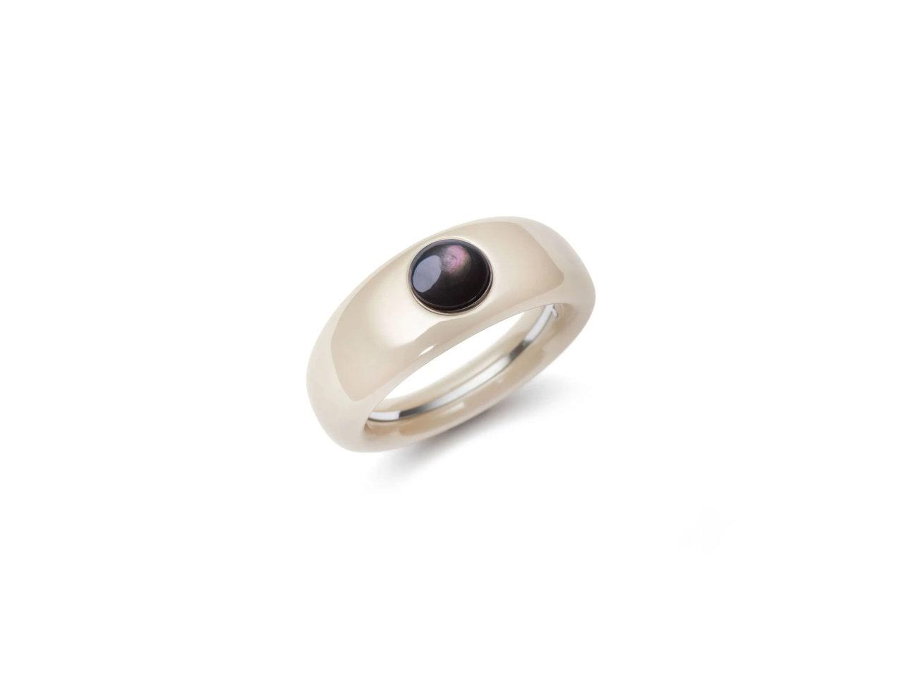 Ehinger Schwarz Charlotte Touch Ring Keramik sand 8mm mit Dömchen kaufen